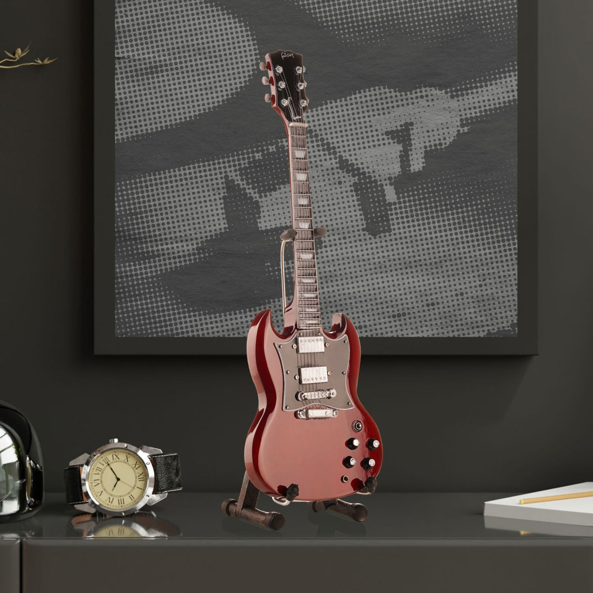 Axe Legends Mini Guitar - SG Style Collector Model