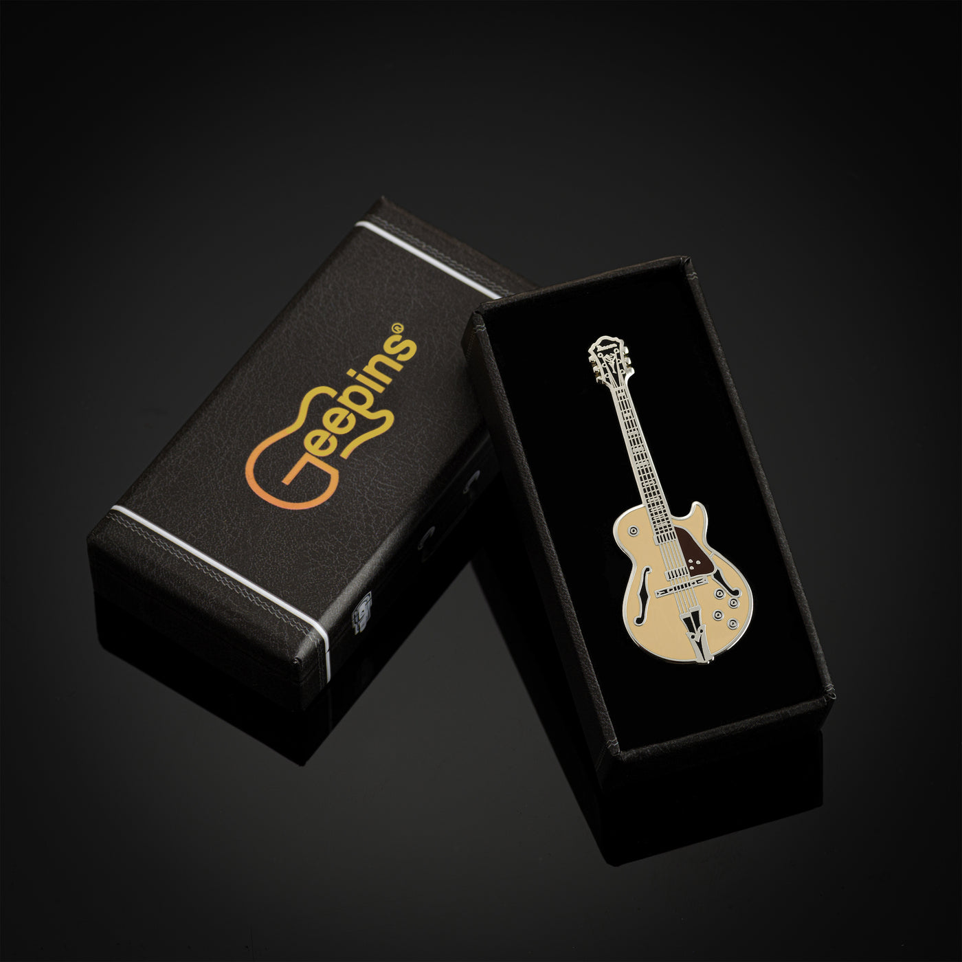 Geepin Guitar Pin Brooches