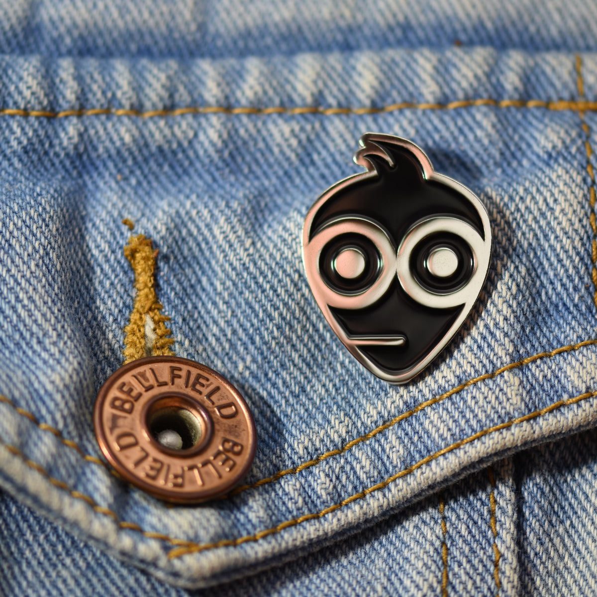 Pick Geek Enamel Pin